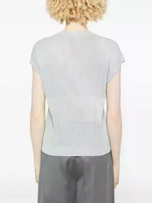 Peserico Ribbed Knit Vest