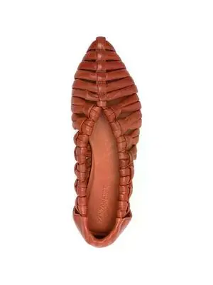 PANTANETTI Woven Ballet Flats