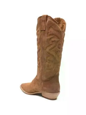 JULIE DEE Embroidered Cowboy Boots