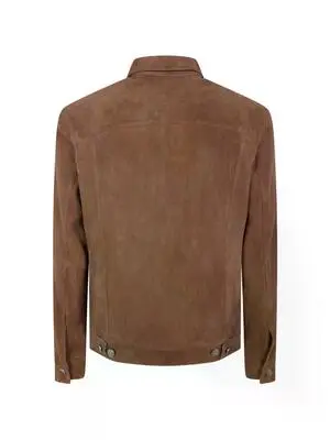 GIORGIO BRATO Suede Button Jacket