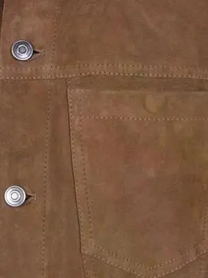 GIORGIO BRATO Suede Button Jacket