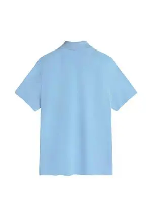 LES HÉRITIERS Chest-detail Polo Shirt - Blue