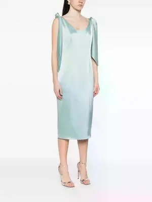 FELY CAMPO Draped Midi Dress