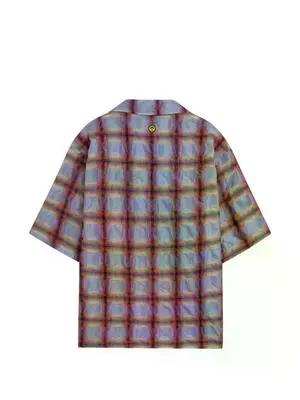 BARROW Patch Plaid Shirt