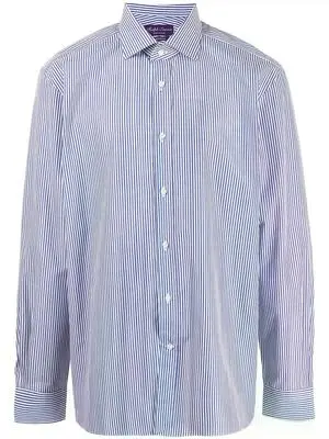 Ralph Lauren Purple Label Striped Long-sleeve Shirt