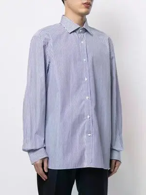 Ralph Lauren Purple Label Striped Long-sleeve Shirt