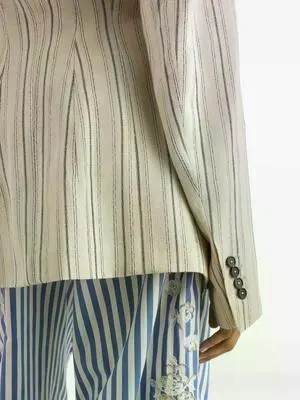 Dolce & Gabbana Single-breasted Jacket In Regimental Pinstripe