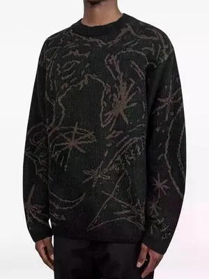 ROA Graphic Crew Neck Sweater