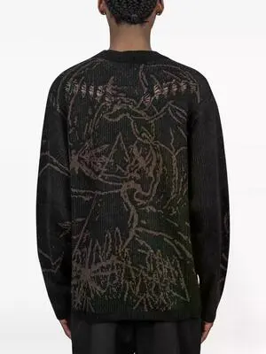 ROA Graphic Crew Neck Sweater