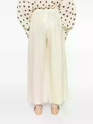 Max Mara Elasticated Waistband Trousers - Neutrals