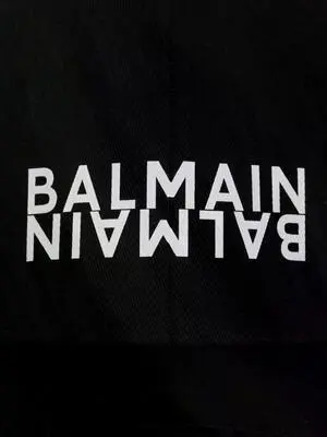 Balmain Print Cotton Cap