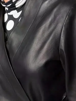MAISON MARGIELA Wrap-style Leather Jacket