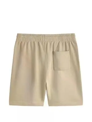 LES HÉRITIERS Logo Detail Drawstring Shorts - Neutrals