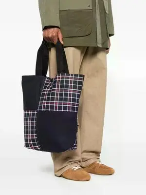 Barbour Transport Patchwork Tote Bag - Black