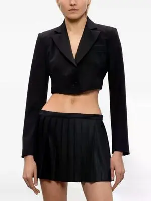 Vetements Cropped Single-breasted Jacket