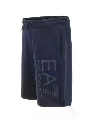 EA7 Logo Drawstring Shorts
