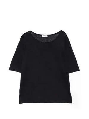 BASE Crew Neck T-shirt With Short Sleeves - Blue