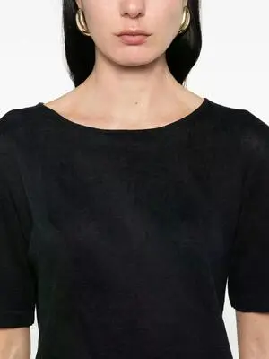 BASE Crew Neck T-shirt With Short Sleeves - Blue