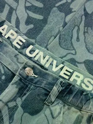 AAPE BY *A BATHING APE Graphic Pattern Jeans