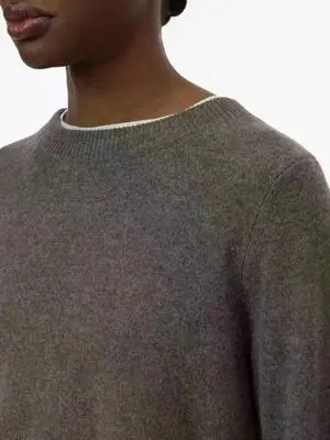 Closed Crew-neck Long-sleeve Sweater