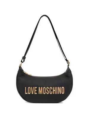 Moschino Love Moschino Logo Detail Shoulder Bag Black