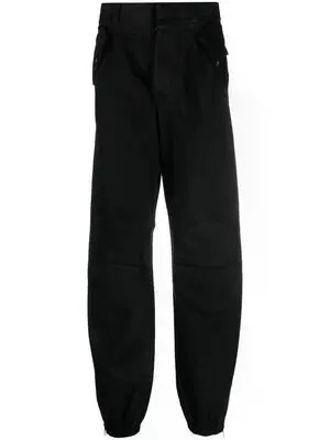 WINNIE N.Y.C Cotton Knee-pad Trousers - Black