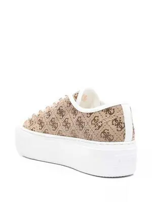 Guess Monogram Platform Sneakers