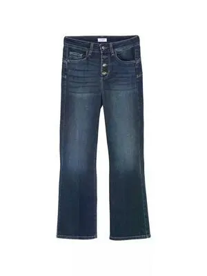 Liu Jo Princess Cropped Flare Jeans - Blue