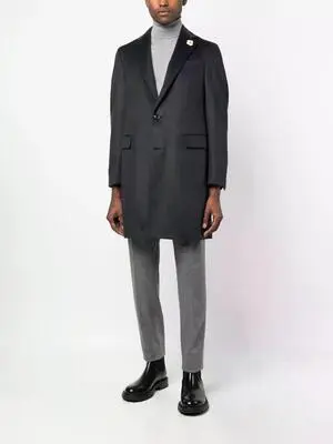 LARDINI Single-breasted Cashmere Overcoat