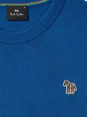 Paul Smith Zebra Motif Crew Neck Jumper