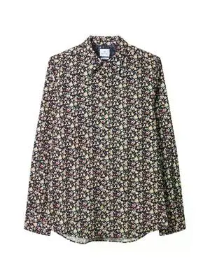 Paul Smith Floral-print Shirt - Black