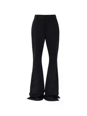 ANN DEMEULEMEESTER Enya Buttoned Bootcut Trousers