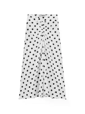 Fiorucci Polka-dot Midi Skirt - White