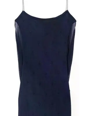 Jacquemus Jacquemus Spaghetti Strap Maxi Dress Blue