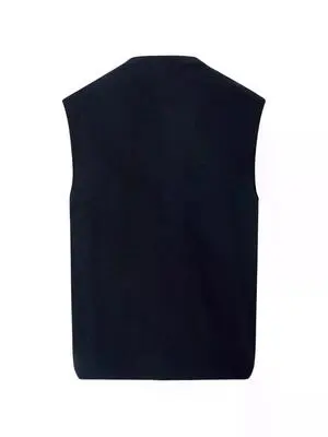 HACKETT V-neck Buttoned Waistcoat - Blue