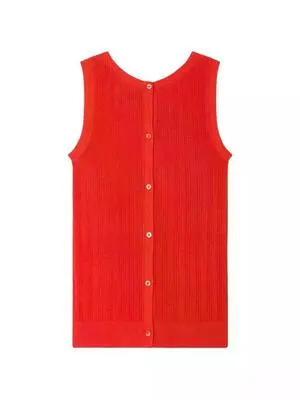 Bonpoint Ribbed Knit Sleeveless Top