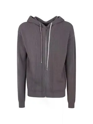 Rick Owens Hooded Zip Jacket - Grey
