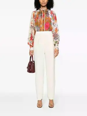 FORTE_FORTE High-waist Pleated Trousers