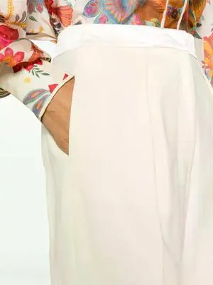 FORTE_FORTE High-waist Pleated Trousers