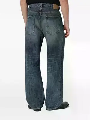 Our Legacy Straight Leg Jeans With Faded Effect