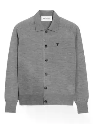 Ami Paris Collared Cardigans For Men