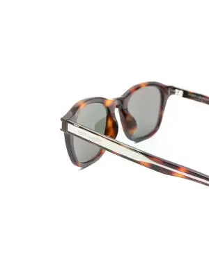 Saint Laurent Square Frame Sunglasses - Brown