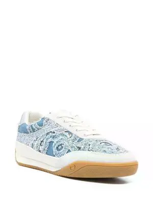Liu Jo Embellished Denim Sneakers - Blue