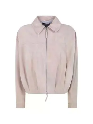 DRHOPE Suede Zip Jacket