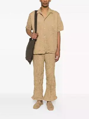 GONGDID DESIGN Chest-pocket Shirt - Brown