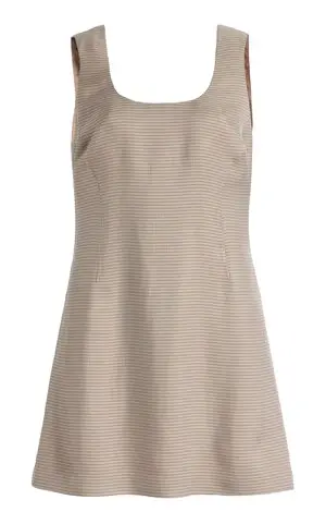 KALLMEYER KALLMEYER Eloise Micro-Plaid Mini Dress
