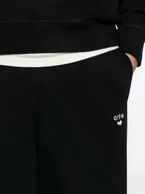 ARTE ANTWERP Heart Logo Track Pants - Black