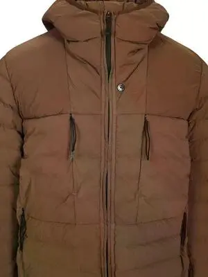 Stone Island Davis Tcc Hooded Quilted Jacket