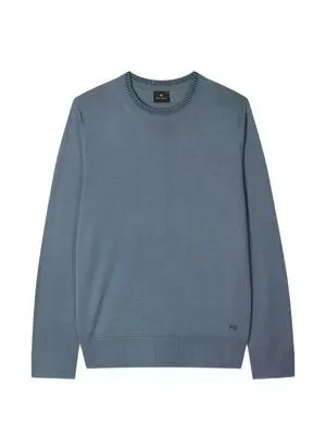 Paul Smith Crew Neck Wool Sweater - Blue