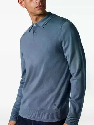 Paul Smith Logo-detail Polo Shirt - Blue